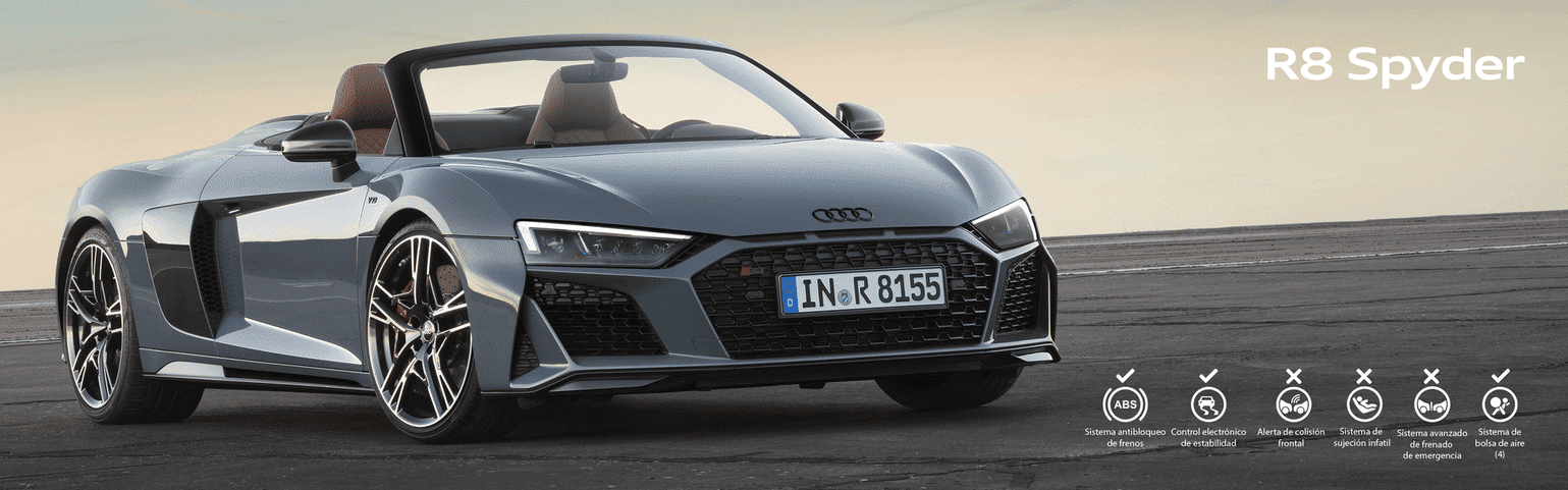 R8 Spyder – Audi- Promotores